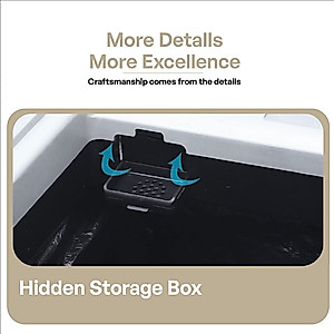 TARUNMO touchless trash can 13 gallon Brushed Stainless steel,automatic trash cans touchless Assembling,Motion Sensor Lid trash can 50 Liter(10 counts trash bag)