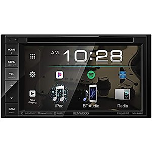 Kenwood DDX26BT Double DIN SiriusXM Ready Bluetooth In-Dash DVD/CD/AM/FM Car Stereo Receiver w/ 6.2" Touchscreen