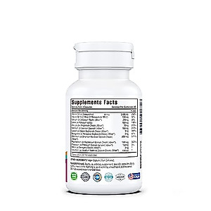 KAPPA NUTRITION (90 Capsules),Vitamin K2, Vitamin D3, Zinc, Selenium, Vanadium, Copper, Manganese, Potassium, Molybdenum, Calcium, Chromium, Iodine, Boron, Mineral 13 in 1 Advanced Complex, from