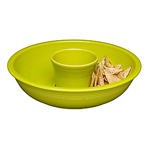 Homer Laughlin Fiesta Lemongrass (2 Pc) Chip & Dip Set