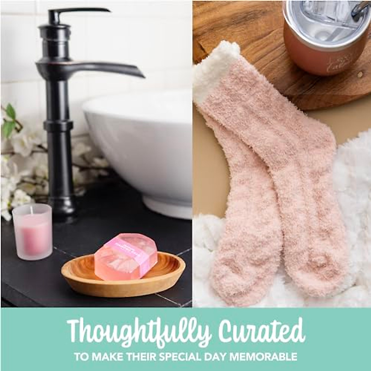 Sodilly Best Friend Birthday Gifts for Women - Fun Bff Gifts for Her Unique Spa Box - Cute Bday Basket - Long Distance Friendship Gifts