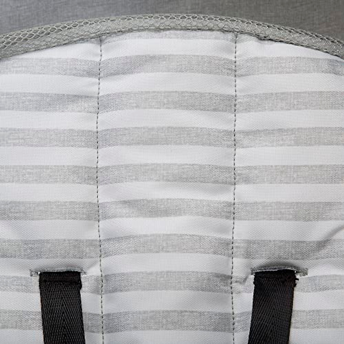 babyGap Classic Stroller - Lightweight Stroller with Recline, Compact Fold & Removable Parent Organizer - Made with Sustainable Materials, Grey Stripes