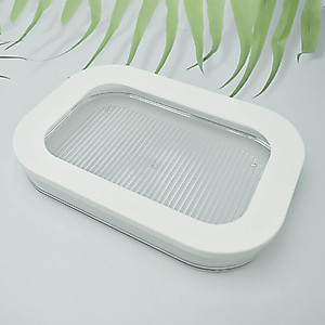 Deli Meat Cooler For Refrigerator Stackable Lunch Meat Plastic Organizer With Lid Food Refrigerator Storage Box Bacon And Cheese Organizer For Refrigerator (C)