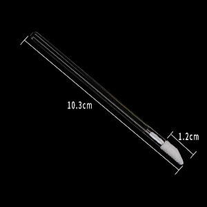 300 Pieces Disposable Lip Brushes Premium Lipstick Gloss Wands Applicator Makeup Tool Kits, Clear Handle