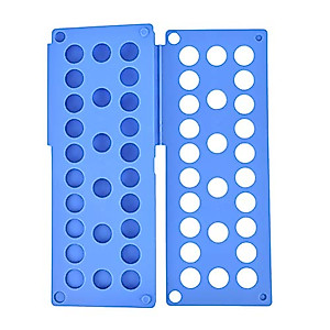 IYSHOUGONG 1 Pcs Clothes Fast Folder Folding Board Durable Plastic T-Shirt Folder Magic Folding Flip Board Easy Laundry Folder Organizer for Adult Kid