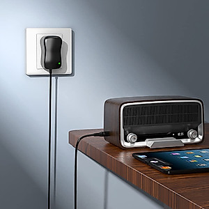 Belker 36W 3V 4.5V 5V 6V 7.5V 9V 12V Adjustable Voltage Universal AC/DC Adapter Power Supply for Household Electronics Security Camera Router LED Strip Light Keyboard Tablet - 3A 3000mA Max.