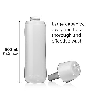 Brondell GoSpa Advanced Portable Bidet for Travel–Pop-Up Nozzle System –High-QualityCompact Bidet with Discreet Travel Bag for Convenient Storage–500mL, Gray
