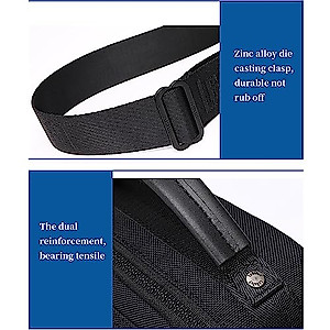 BEOBOQ Messenger Bag Shoulder Bags Man Purses and Bags Large Bags for Men and Women Sling Crossbody Water Resistant (black)