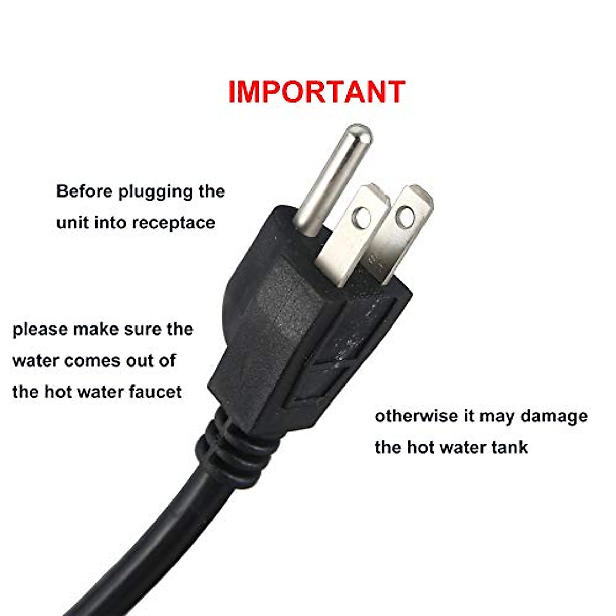 Amay Countertop Hot and Cold Water Cooler Dispenser, 3 to 5 Gallons, Child Safety Lock, with Energy Saving Switch