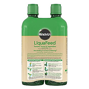 Miracle-Gro LiquaFeed Tomato, Fruits and Vegetables Plant Food Refill Pack, 2 Pack (Liquid Plant Fertilizer)
