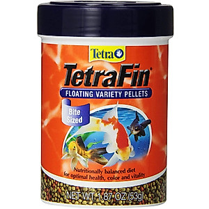 Tetra 77035 TetraFin Floating Variety Pellets, 1.87-Ounce, 185-ml (4 Pack)