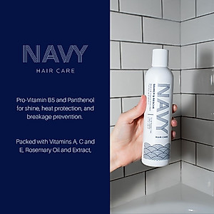 NAVY Search and Rescue Shampoo - Paraben-Free Biotin and Hair Vitamin Enriched Fortifying Hair Shampoo - 8 fl oz