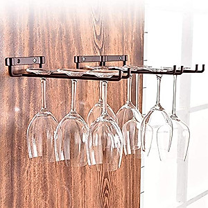 Metal Wine Glass Holder, Wine Glass Holder, Wine Glass Holder Wine Rack Kitchen Decoration (Color : A)