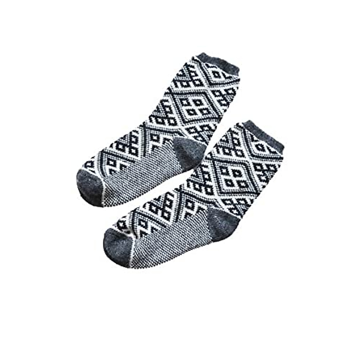 Hand knit socks for men 100% Wool men Warm Woolen Knitted size 9-12.L