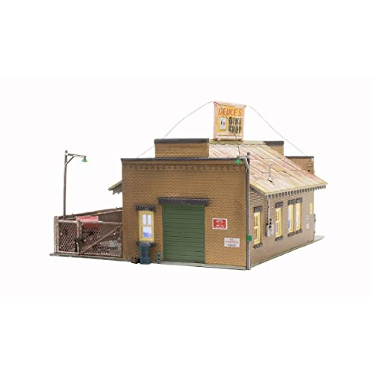 Woodland Scenics BR5845 O Scale Deuce's Bike Shop Kit