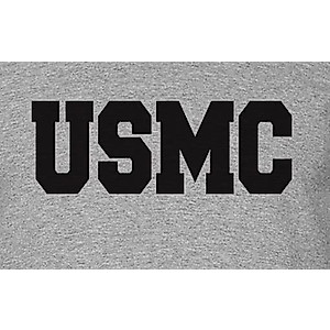 eMarinepx USMC Crew Neck Sweatshirt Grey. Made in USA. Officially Licensed with the United States Marine Corps