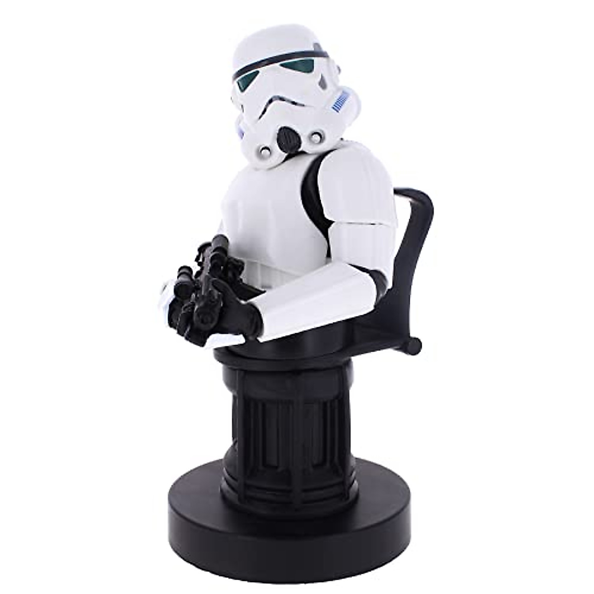 Exquisite Gaming: The Mandalorian: Imperial Stormtrooper -Star Wars Mobile Phone & Gaming Controller Holder, Device Stand, Cable Guys, Licensed Figure