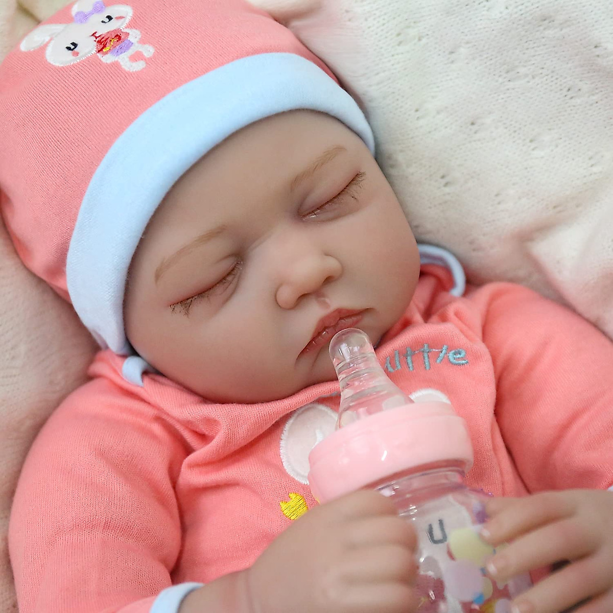 Kaydora Sleeping Reborn Baby Doll, 22 inch Lifelike Newborn Baby Girl