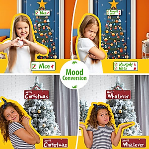 Grinchs Christmas Tree Decorations - 20Pcs Grinchs Christmas Tree Hanging Ornament Holiday Xmas Ornaments Christmas Decor Home Indoors