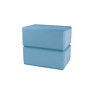 4" Yoga Blocks 4 lb (2 Per Pack) Blue