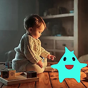 Wahahay Fluorescent Plush Toy, Glow in The Dark Plush,Happy Star Stuffed Doll，All Star Collection Star Man Stuffed Plush