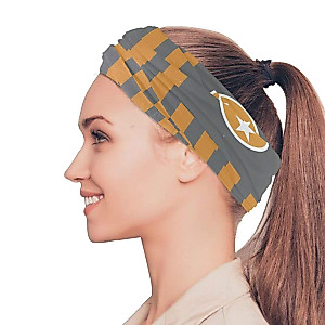 UWSG Fashion Bandanas Headwear Tennessee Seamless Neck Gaiter Headwrap Balaclava