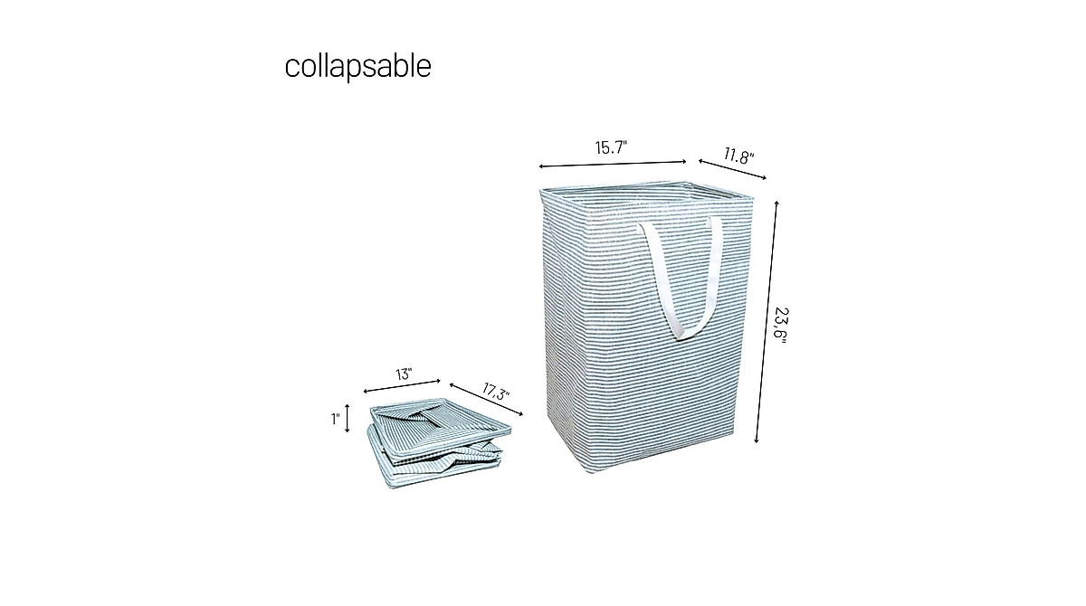 Clever Hut 72L Collapsible Laundry Hamper - 2 Pack