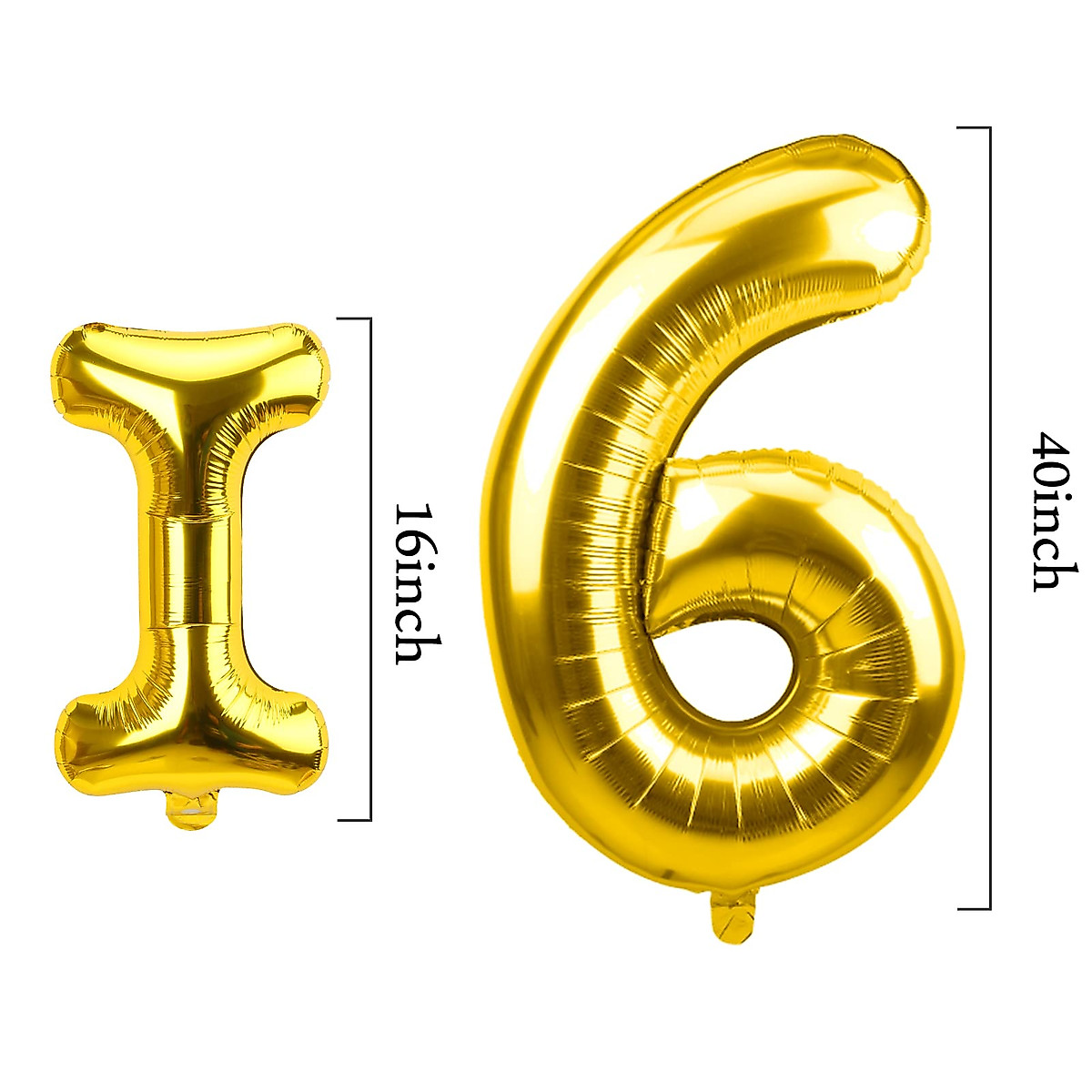 Zirtorei 60th Birthday Balloon Banner Decorations for Men Women, Gold Made in 1964 Balloon Happy 60 Birthday Sign Party Supplies, Sixty Year Old Birthday Photo Props Background Decor