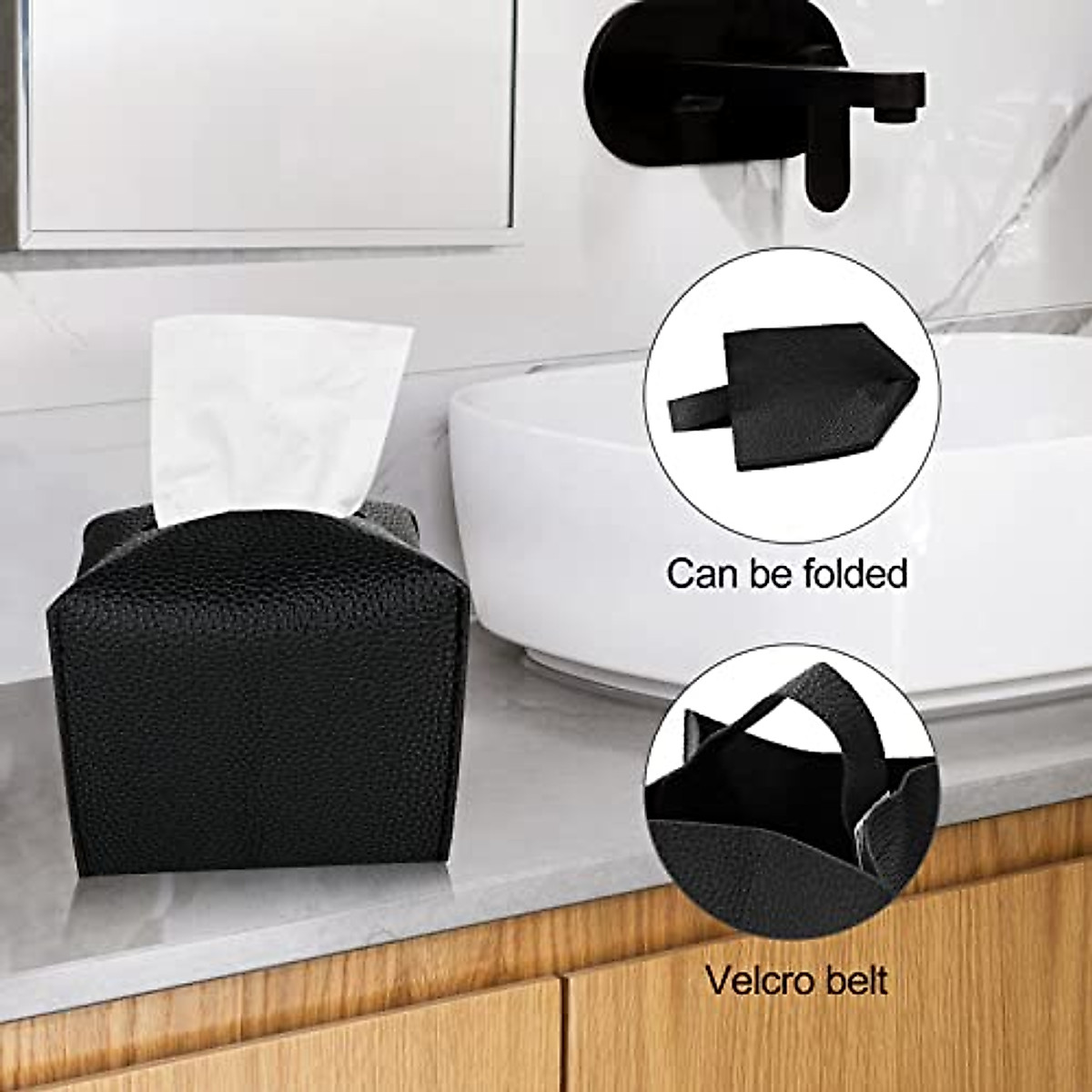 Bathroom Accessories Set 10 Pcs Plastic Matte Black Bathroom Accessories, Simple Style Bathroom Supplies Housewarming Gift with Trash Can, Toothbrush Holder, Soap Dispenser, Toilet Brush