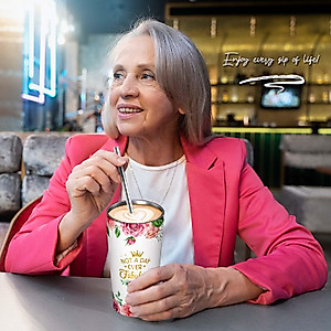 Birthday Gifts for Women, Gifts for Women Birthday Unique, Women Birthday Gift Ideas 20oz Tumbler with Lid And Straw, Birthday Presents for Women, Women's Birthday Gifts for Mom Sister Daughter Friend