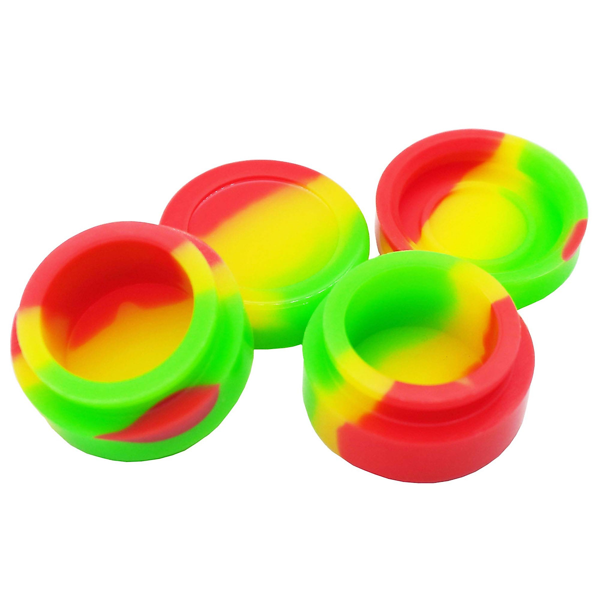 vitakiwi 5ML Wax Silicone Containers Concentrate Jars Non-stick (15)