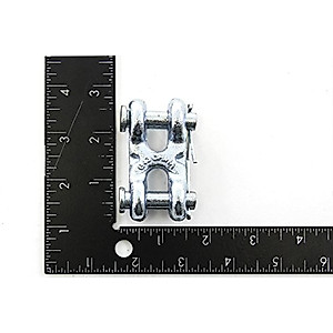 Red Hound Auto (4 Safety Chain Repair Link 1/4 Inch - 5/16 Inch Twin Link Clevis 3900 WLL