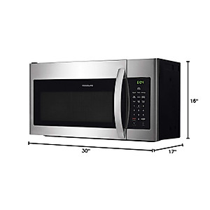 FRIGIDAIRE FFMV1645TS 30" Over the Range Microwave with 1.6 cu. ft. in Stainless Steel