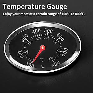 BSARTE Upgraded Hinged Lid with Temperature Gauge Designed to Fit Blackstone Griddle 22 inch Table Top Griddle / 5011 Griddle Lid & Griddle Cover