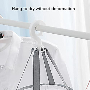 3pcs Mini Mesh Shower Dry Basket,Hanging Drying Net,Hanging Mesh Basket Dryer Mini Ventilated Windproof Drying Rack for Makeup Brushes Tools