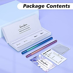 Stylus Pens for Touch Screens - StylusHome Gradient Universal Stylus Pen with 4 Magnetic Caps + 4 Extra Tips for Apple/iPhone/iPad pro/Mini/Air/Android All Capacitive Touch Screens (Purple/Blue)