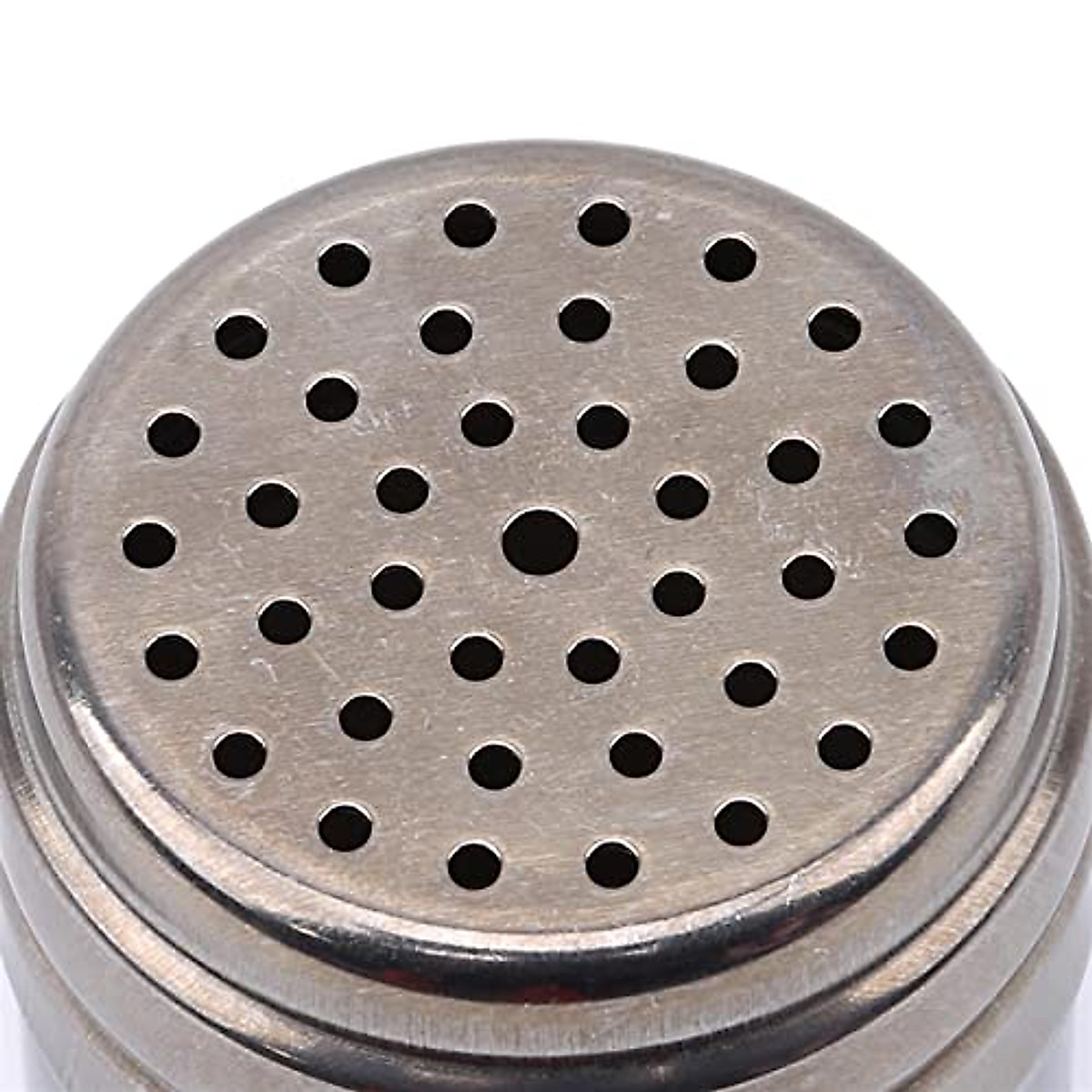 SOURBA Silver Spice Jar Seasoning Bottle Multi-Purpose Household Stainless Steel Salt Pepper Shaker for Seasonings