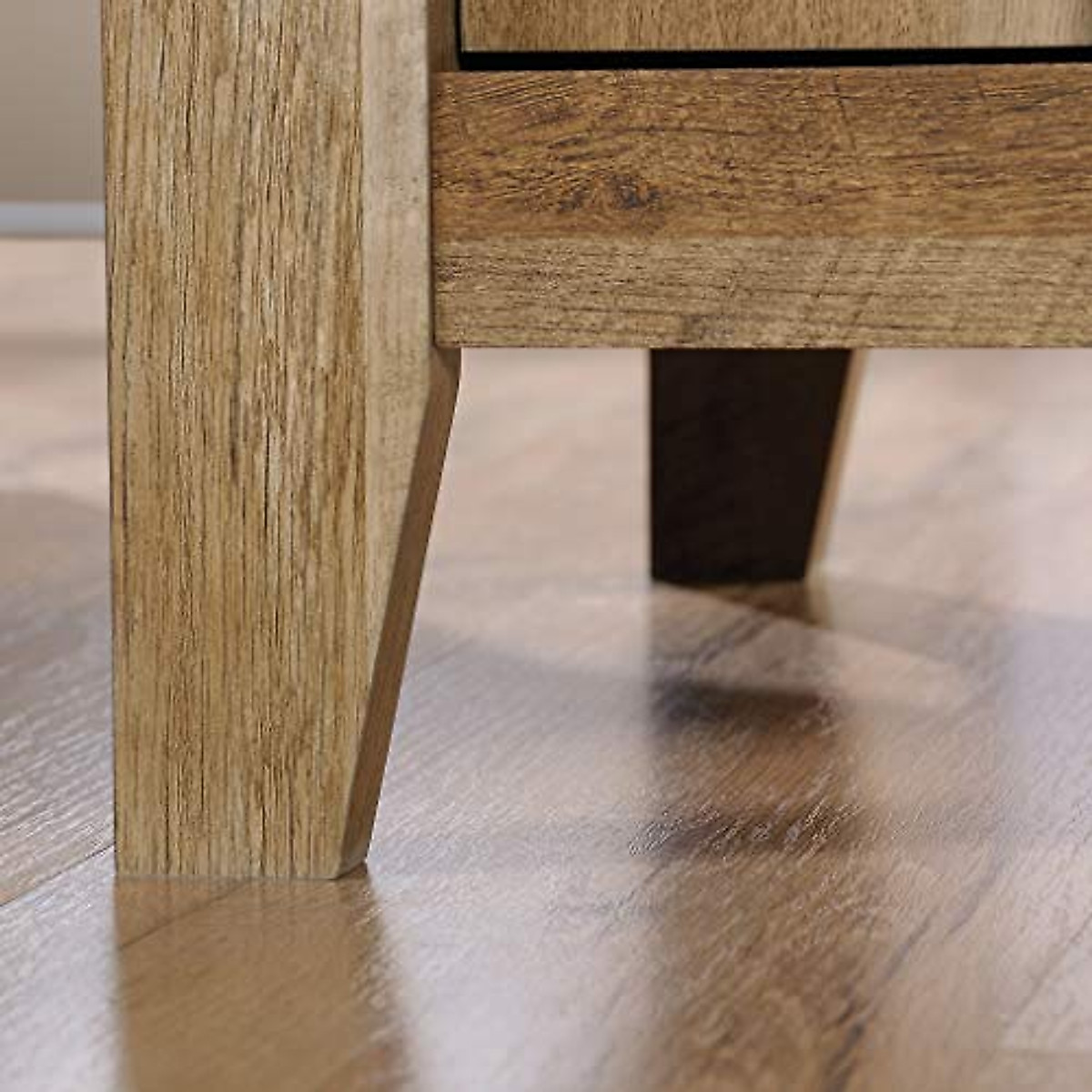 Sauder Dakota Pass Side Table, Craftsman Oak finish