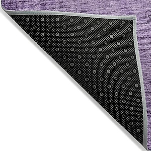 Addison Rugs Chantille ACN658 Purple 9' x 12' Indoor Outdoor Area Rug, Easy Clean, Machine Washable, Non Shedding, Bedroom, Entry, Living Room, Dining Room, Kitchen, Patio Rug