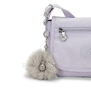 Kipling Women's Sabian Mini Crossbody, Lightweight Everyday Purse, Shoulder Bag, Fresh Lilac GG