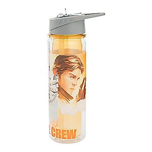 Vandor Star Wars Story Hans Solo Water Bottle, Tritan, Gray