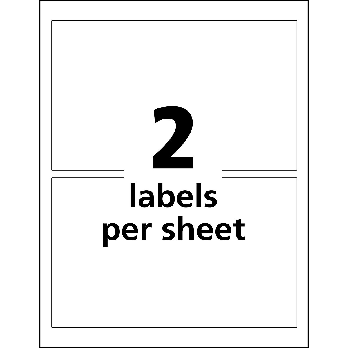 Avery UltraDuty GHS Chemical Labels for Pigment Inkjet Printers, Waterproof, UV Resistant, 4.8 x 7.8 (60522)