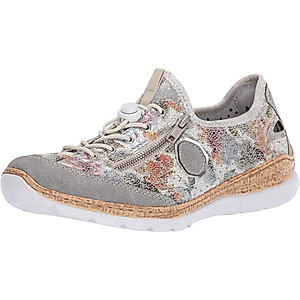Rieker N42V1-40 Cement/White/Multi/Argento EU 41 (US Women's 9.5) M
