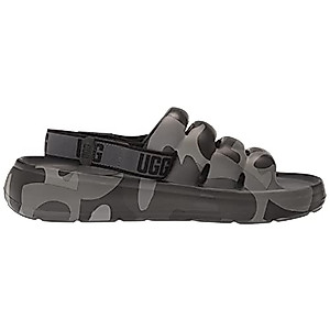 UGG Men's Sport Yeah CAMOPOP Slide Sandal, Black, 11