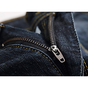 Men's Fashion Skinny Fit Ripped Distressed Stretch Comfy Washed Denim Jeans,553,36