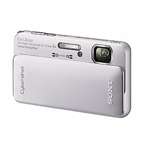 Sony Cyber-Shot DSC-TX10 16.2 MP Waterproof Digital Still Camera with Exmor R CMOS Sensor, 3D Sweep Panorama, and Full HD 1080/60i Video (Silver)