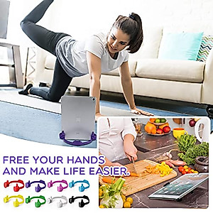 8 Pcs Thumbs up Cell Phone Stands Universal Cell Phone Holder Flexible Mobile Phones Stand Adjustable Smartphone Stand Holder Tablet Holder for Desk Offices Bedrooms Airplanes Travel (Multi Color)
