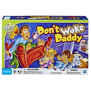 Hasbro Gaming Don't Wake Daddy Preschool Board Game for Kids Ages 3 and Up (Amazon Exclusive)