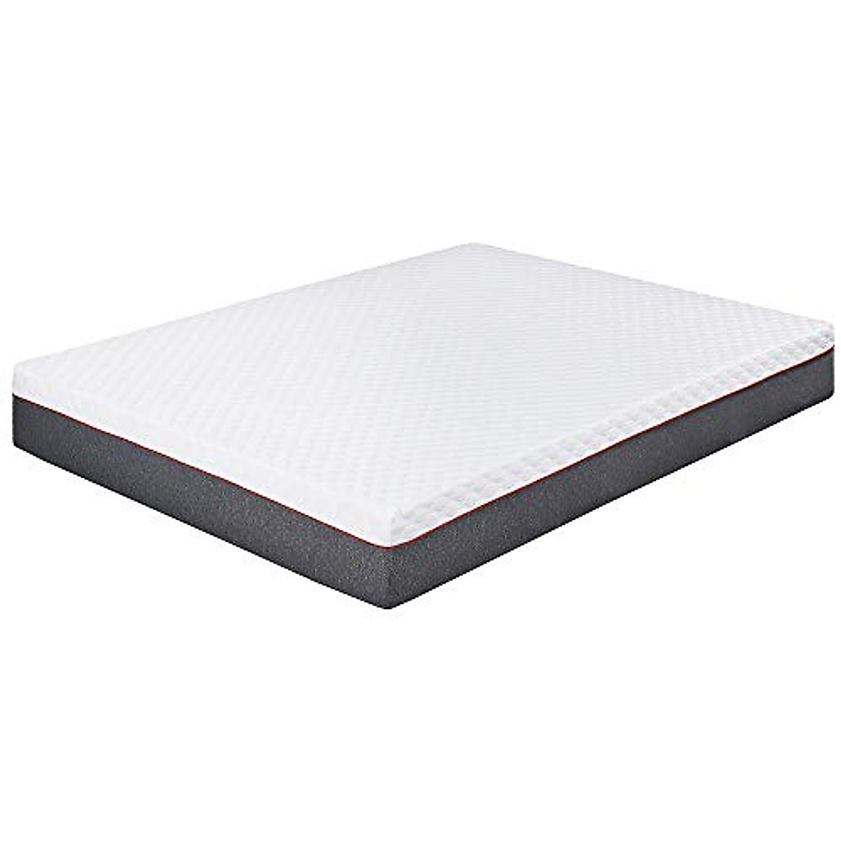 Olee Sleep 10 Inch Firm Memory Foam Mattress Cal King Gray, California King