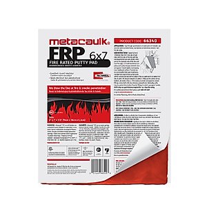 Rectorseal 66340 Metacaulk Putty, 6"x 7" Pad, Red